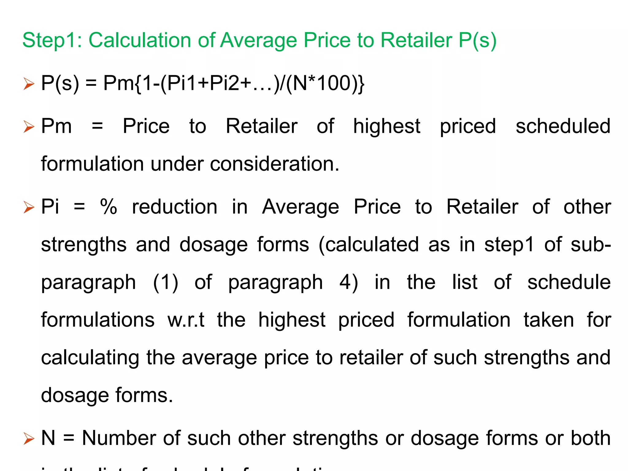 Drug Price Control Order -2013 | PPTX