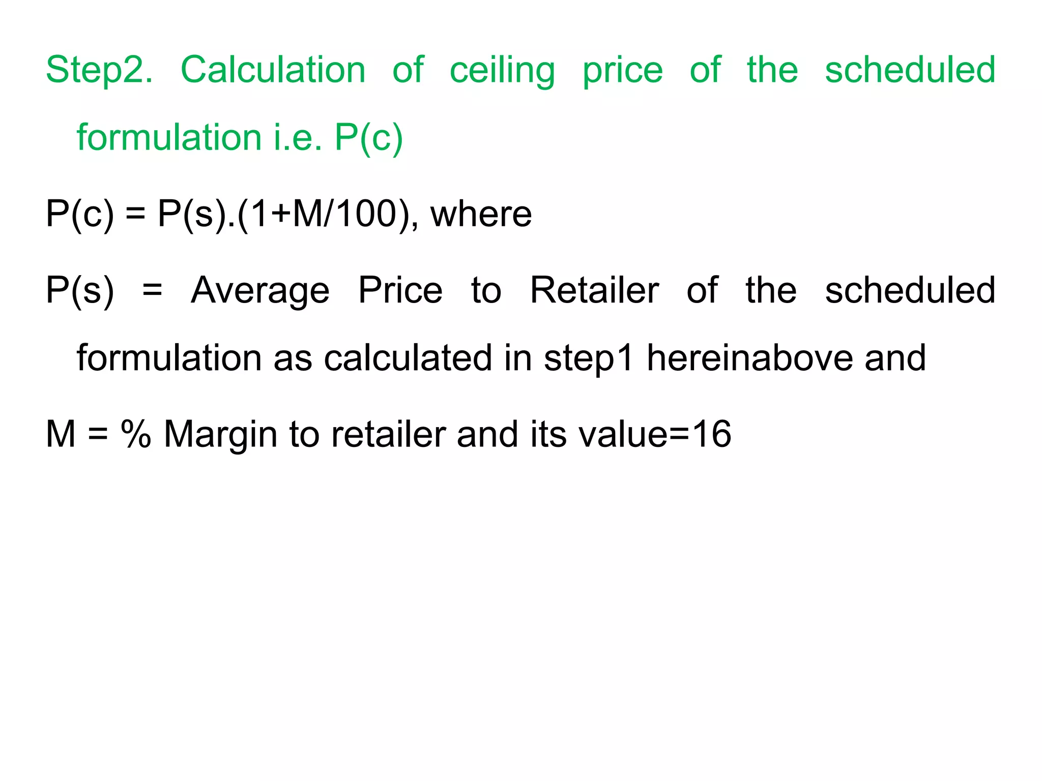 Drug Price Control Order -2013 | PPTX
