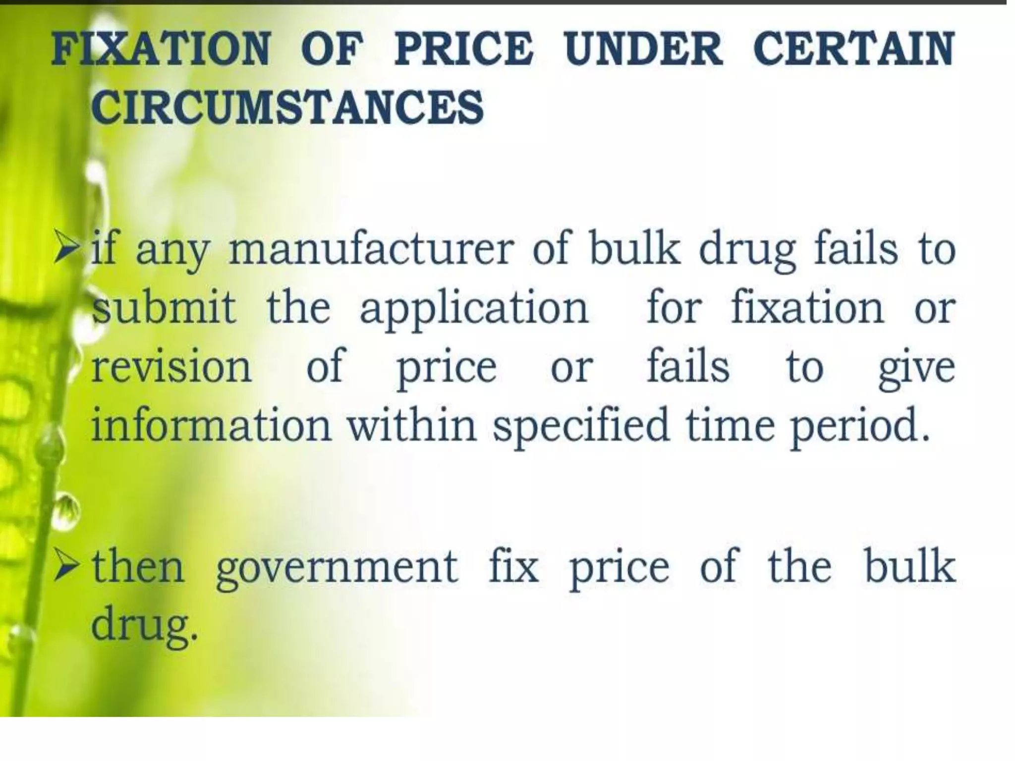 Drug Price Control Order -2013 | PPTX