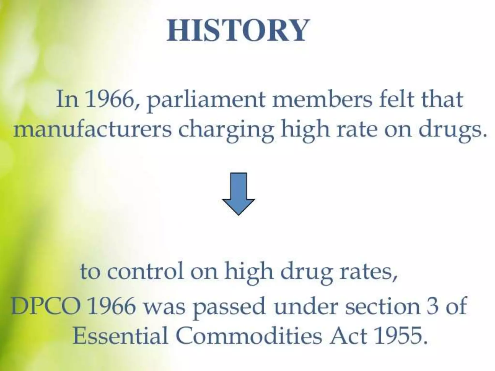 Drug Price Control Order -2013 | PPTX