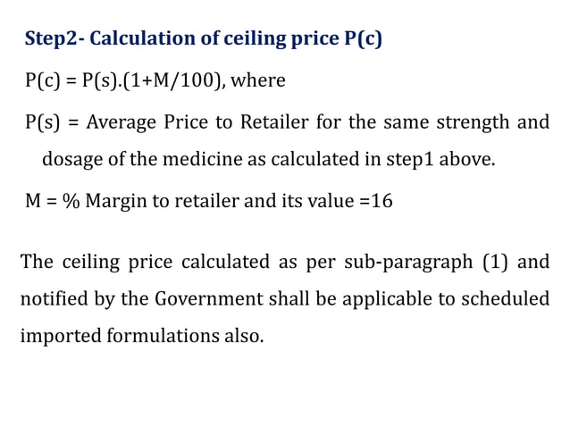 Drug Price Control Order -2013 | PPTX | Pharmaceutical Industry ...