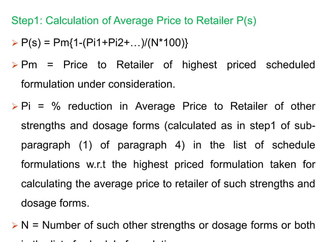 Drug Price Control Order -2013 | PPTX | Pharmaceutical Industry ...