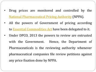 Drug Price Control Order -2013 | PPTX