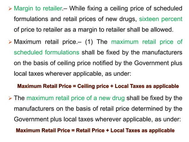 Drug Price Control Order -2013 | PPTX | Pharmaceutical Industry ...