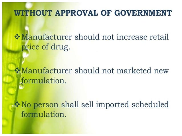 Drug Price Control Order -2013 | PPTX | Pharmaceutical Industry ...