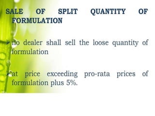 Drug Price Control Order -2013 | PPTX