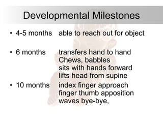 7. devlopmental milestones | PPTX