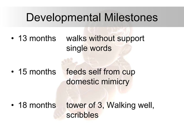 7. devlopmental milestones | PPT