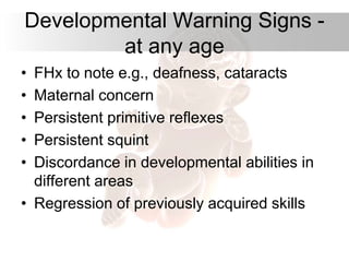 7. devlopmental milestones | PPT