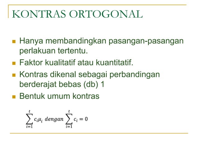 7. uji lanjut kontras | PDF