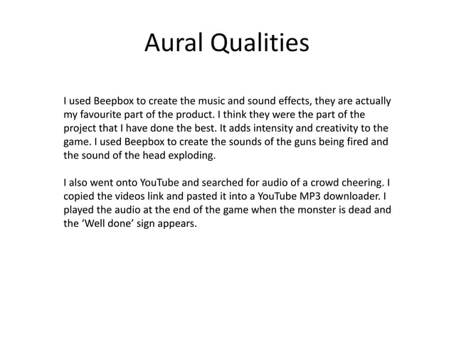 Video Game Evaluation | PPTX
