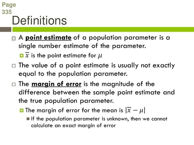 7.1 estimate mu, sigma known