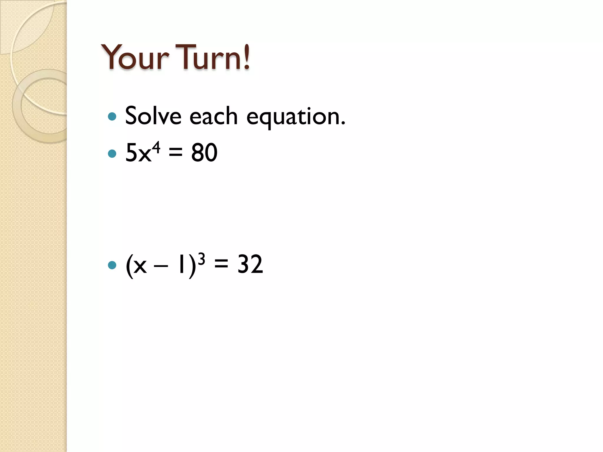 7.1 nth roots and rational exponents | PPTX