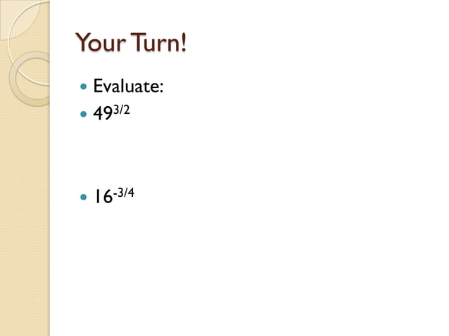 7.1 nth roots and rational exponents | PPTX