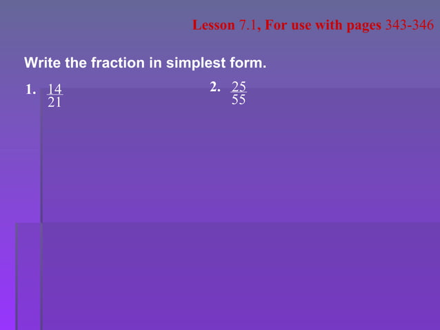 7.1 ratios and rates 1 | PPT