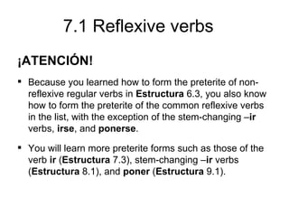 7.1 Reflexive verbs | PPT