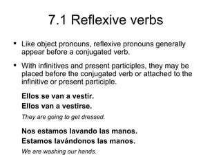 7.1 Reflexive verbs | PPT