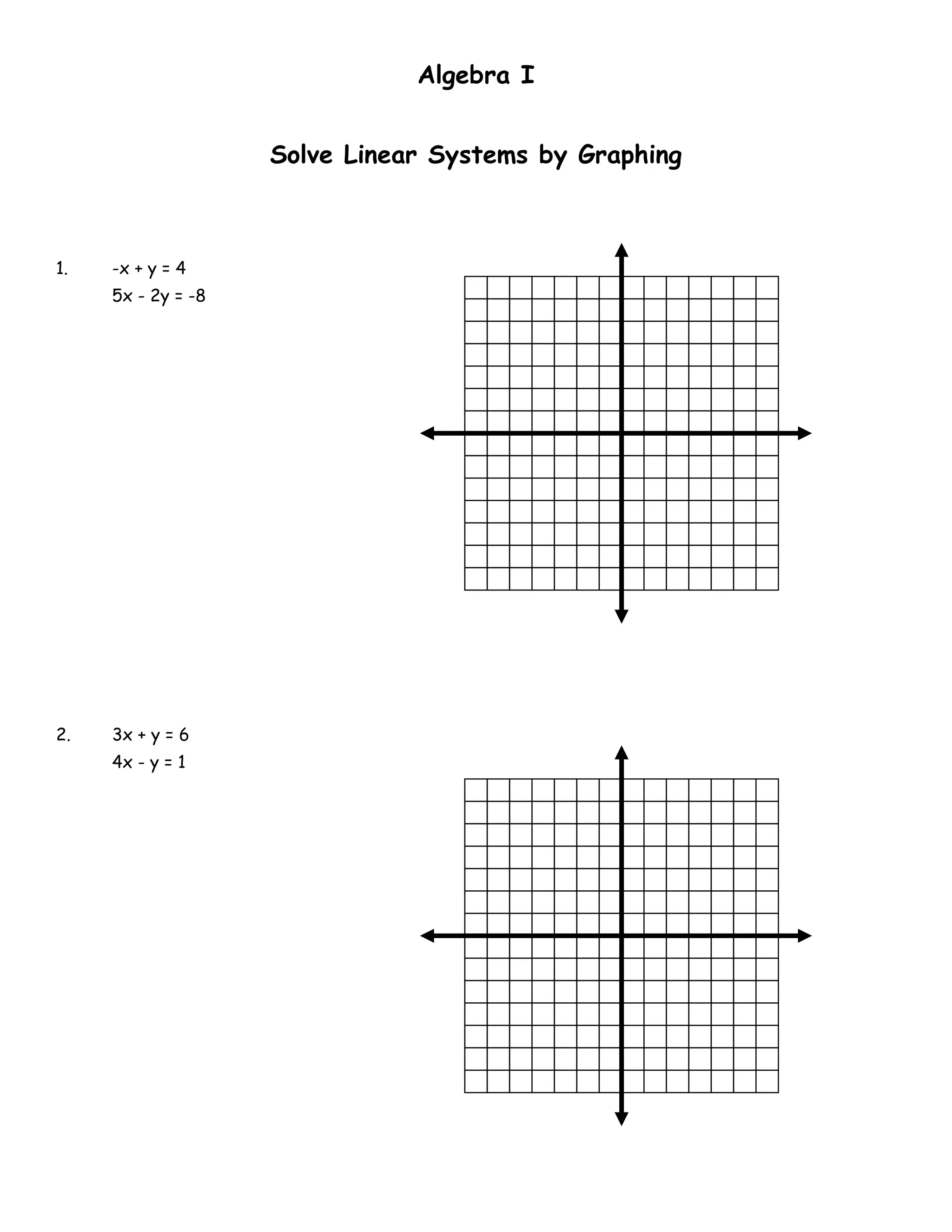 7.1 solving systems by graphing | PDF | Science