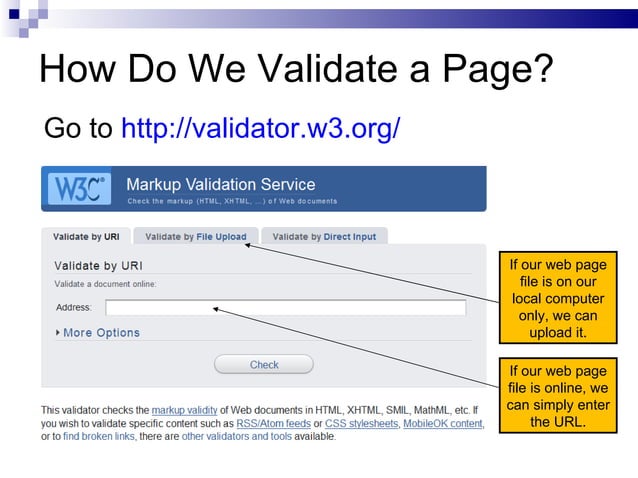 7.1 xhtml validation | PPT