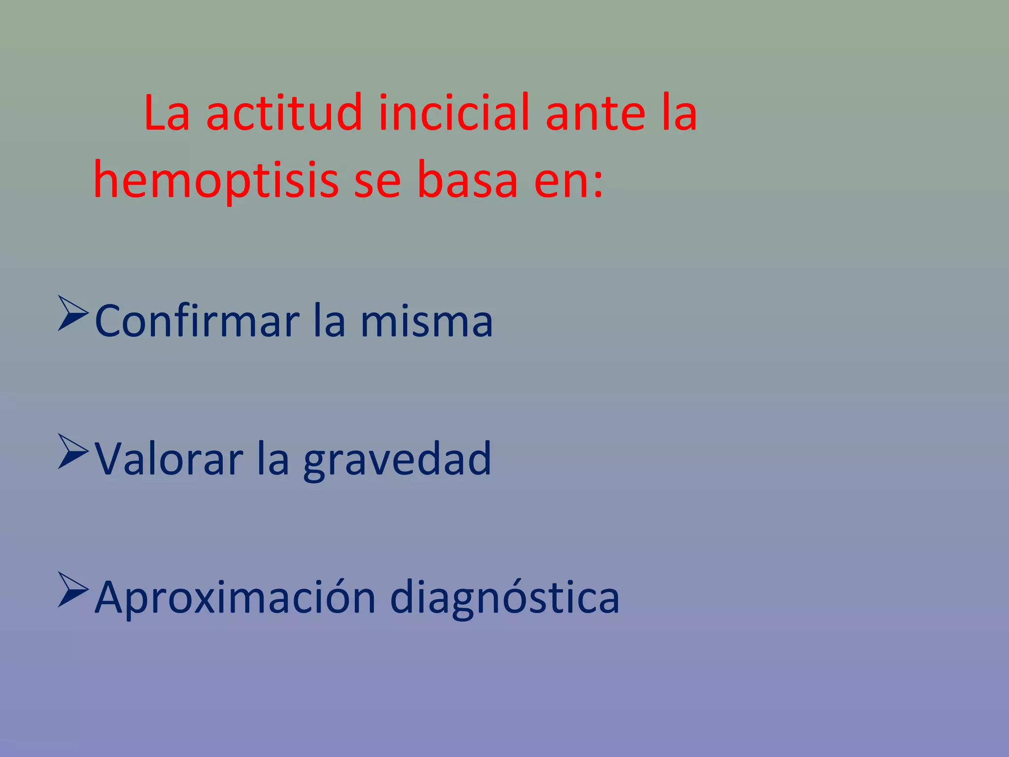 HEMOPTISIS | PPT | Blood Disorders | Diseases and Conditions