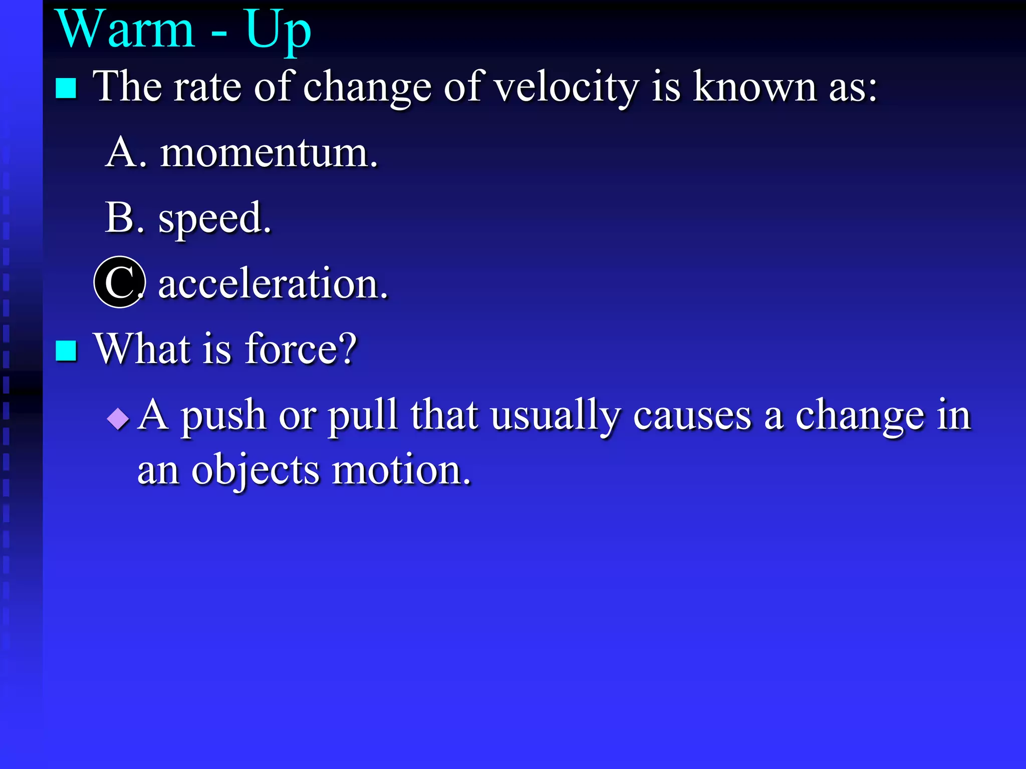 7-2 Newtons 1st Law | PPT