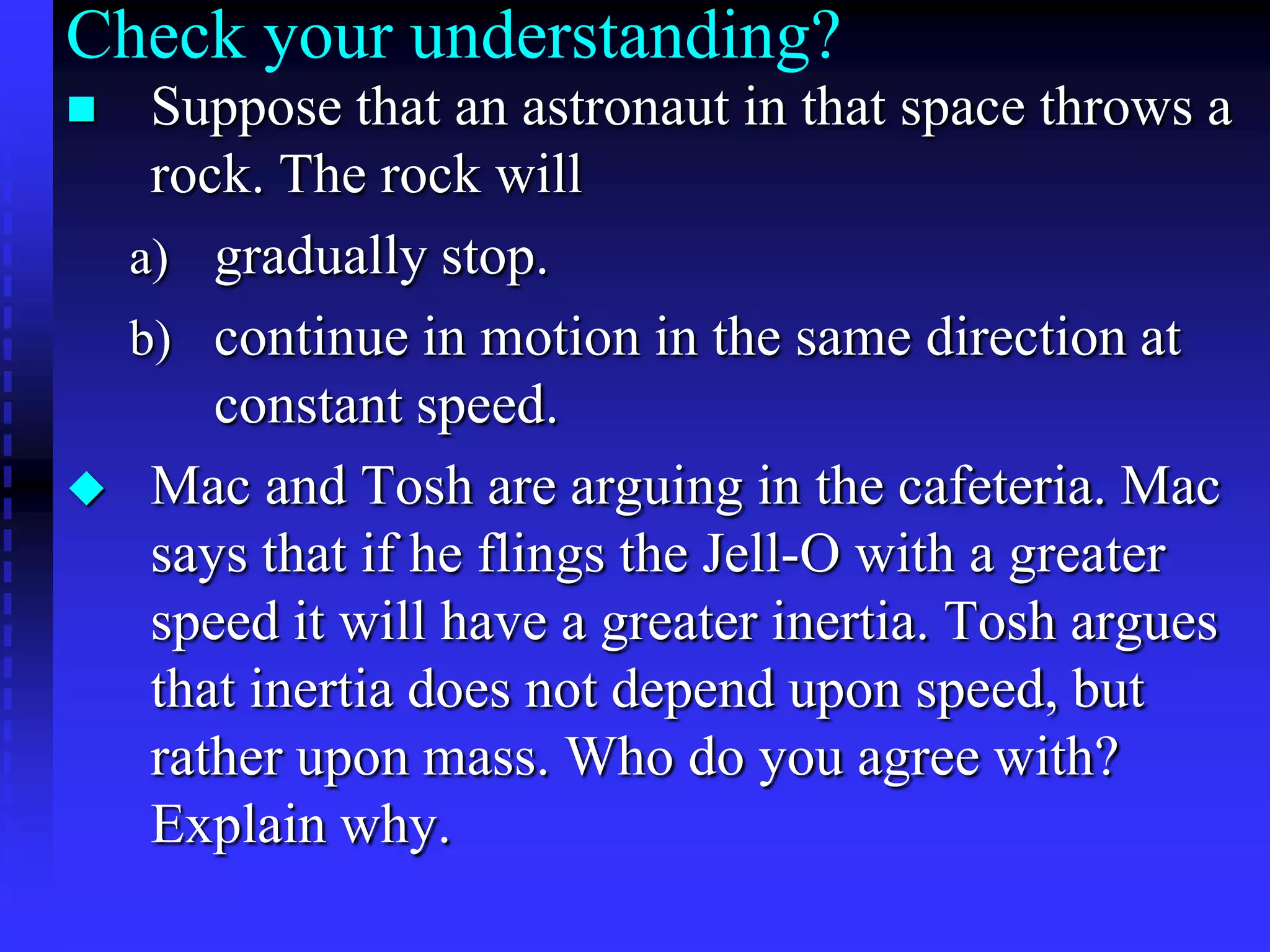 7-2 Newtons 1st Law | PPT
