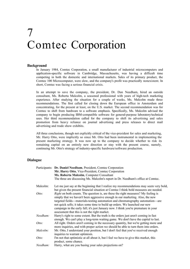 7 Comtec Corporation | PDF