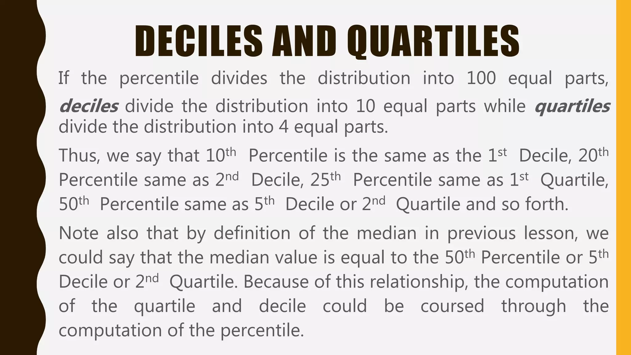 Other Measures of Location | PPTX