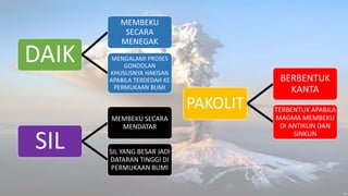 GEO SEM 1 STPM: IGNEUS DAN GUNUNG BERAPI | PPTX