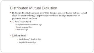7. Mutual Exclusion | PPT