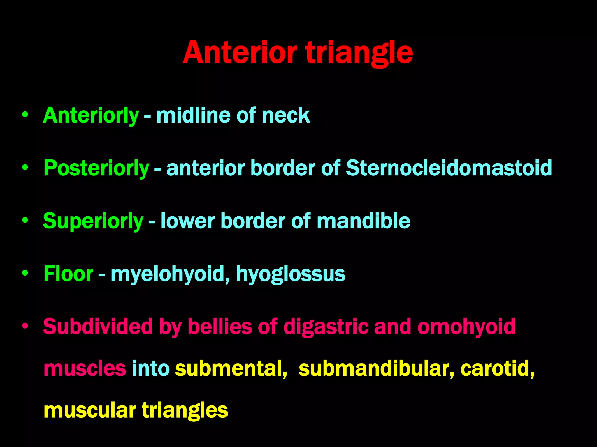 Anatomy of neck, deep neck spaces | PPT