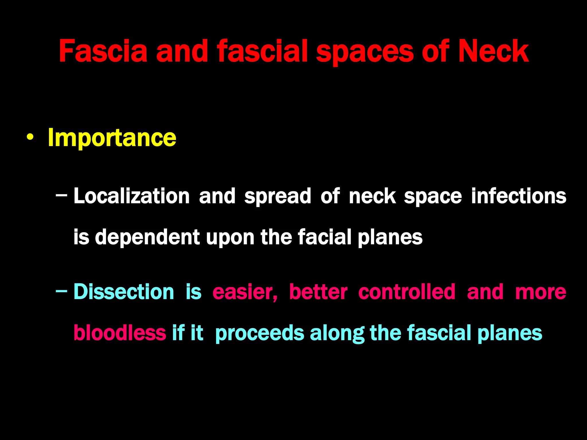 Anatomy of neck, deep neck spaces | PPT