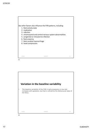 Electronic fetal monitoring | PDF