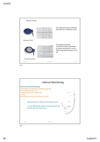 Electronic fetal monitoring | PDF