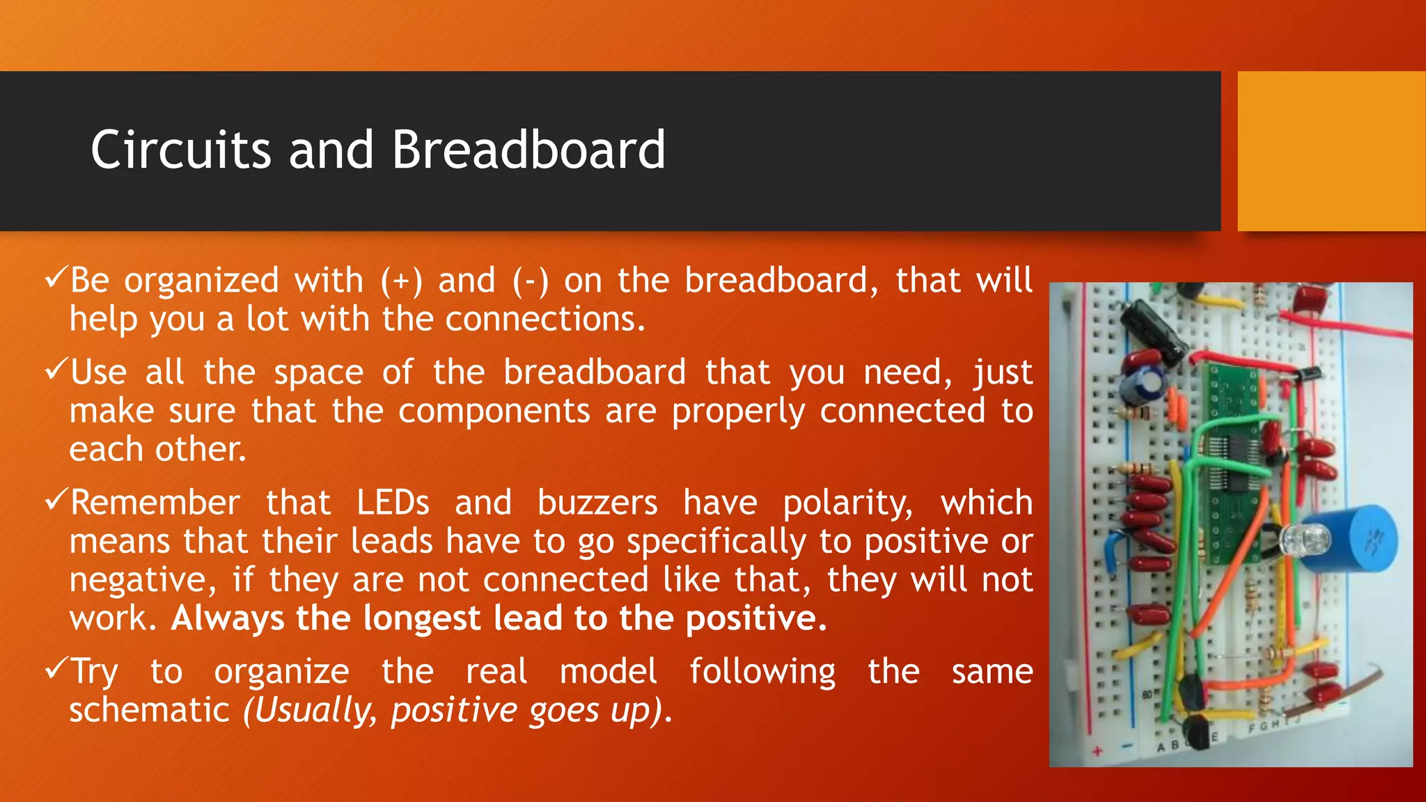 Resistors and breadboard | PPTX