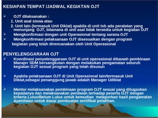 Materi Training Implementasi Ojt Pptx