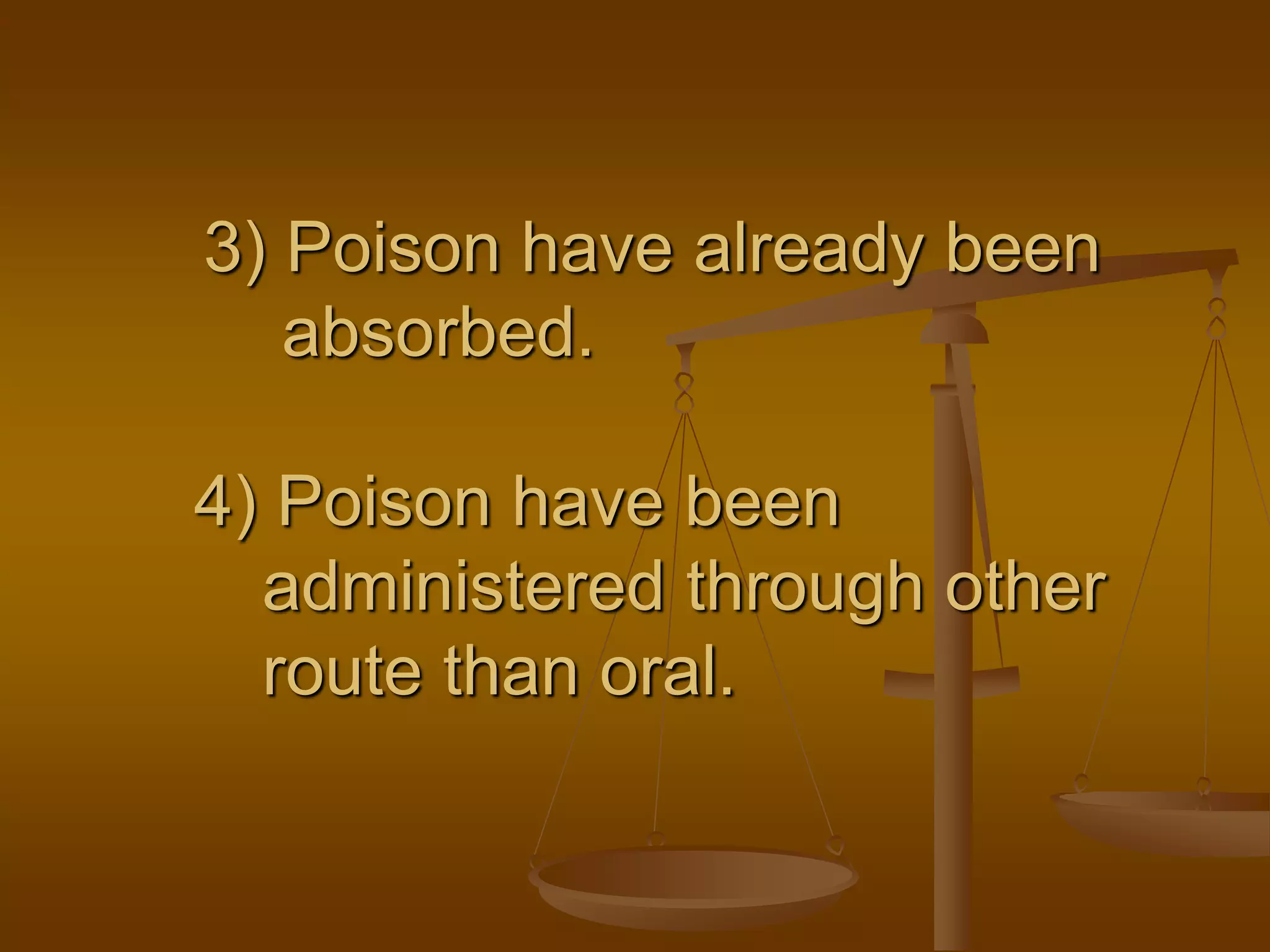 Principles of management in a case of poisoning part 2 | PPT