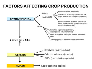 Factors Affecting Crop Production | PPT