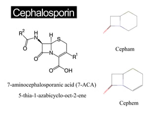 Cephalosporins antibiotics - Beta lactam antibiotics | PDF