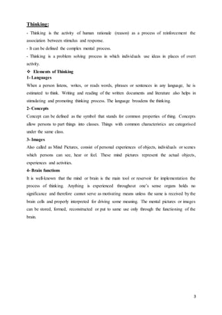 learning and thinking | DOCX