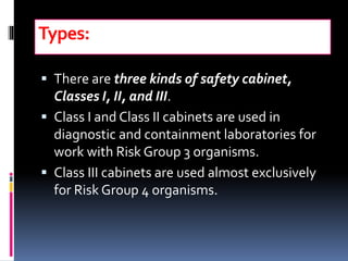 Biological Safety Cabinet | PPT