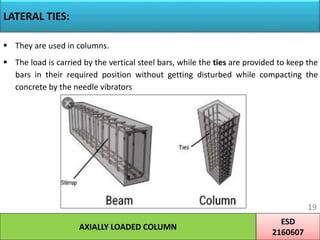 Axially Loaded Column | PPTX | Civil Engineering Industry | Industries