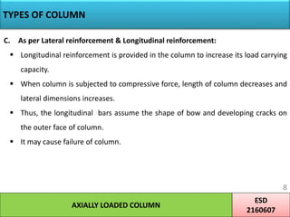 Axially Loaded Column | PPTX