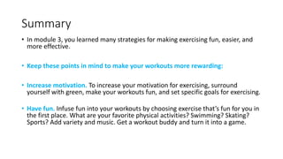 Summary And Reflection | PPTX