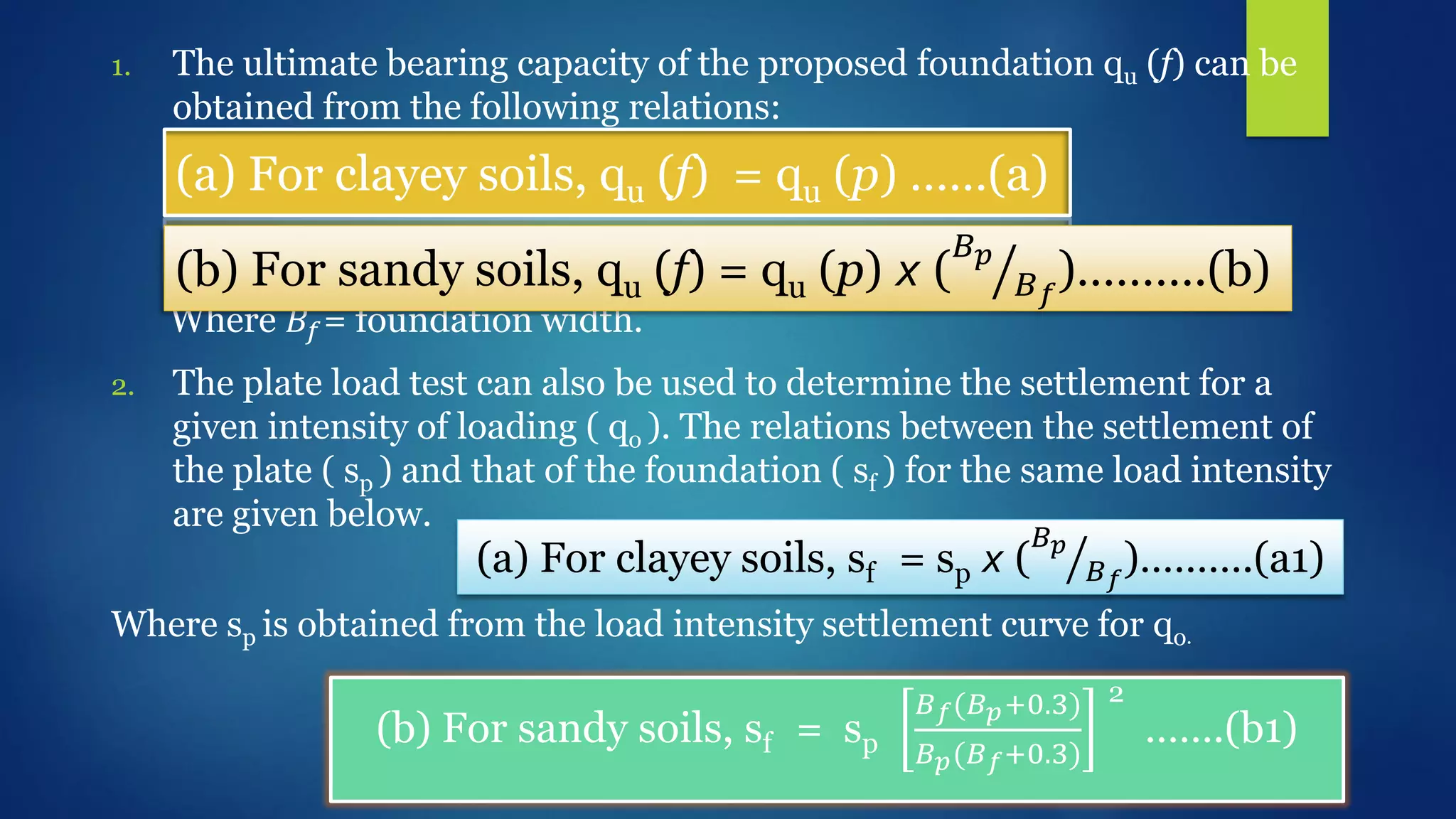 Plate load test | PDF