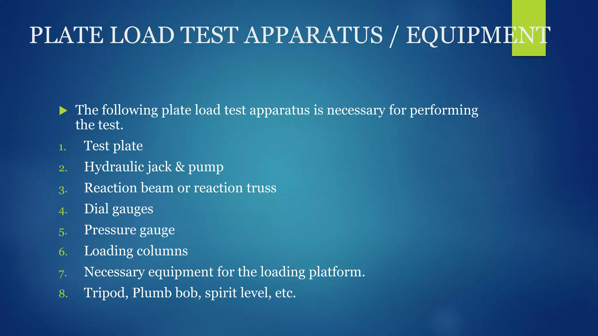 Plate load test | PDF