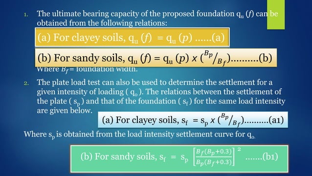 Plate load test | PDF