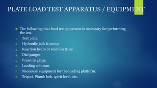 Plate load test | PDF