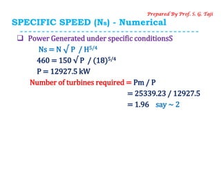 Specific Speed of Turbine | Fluid Mechanics | PDF