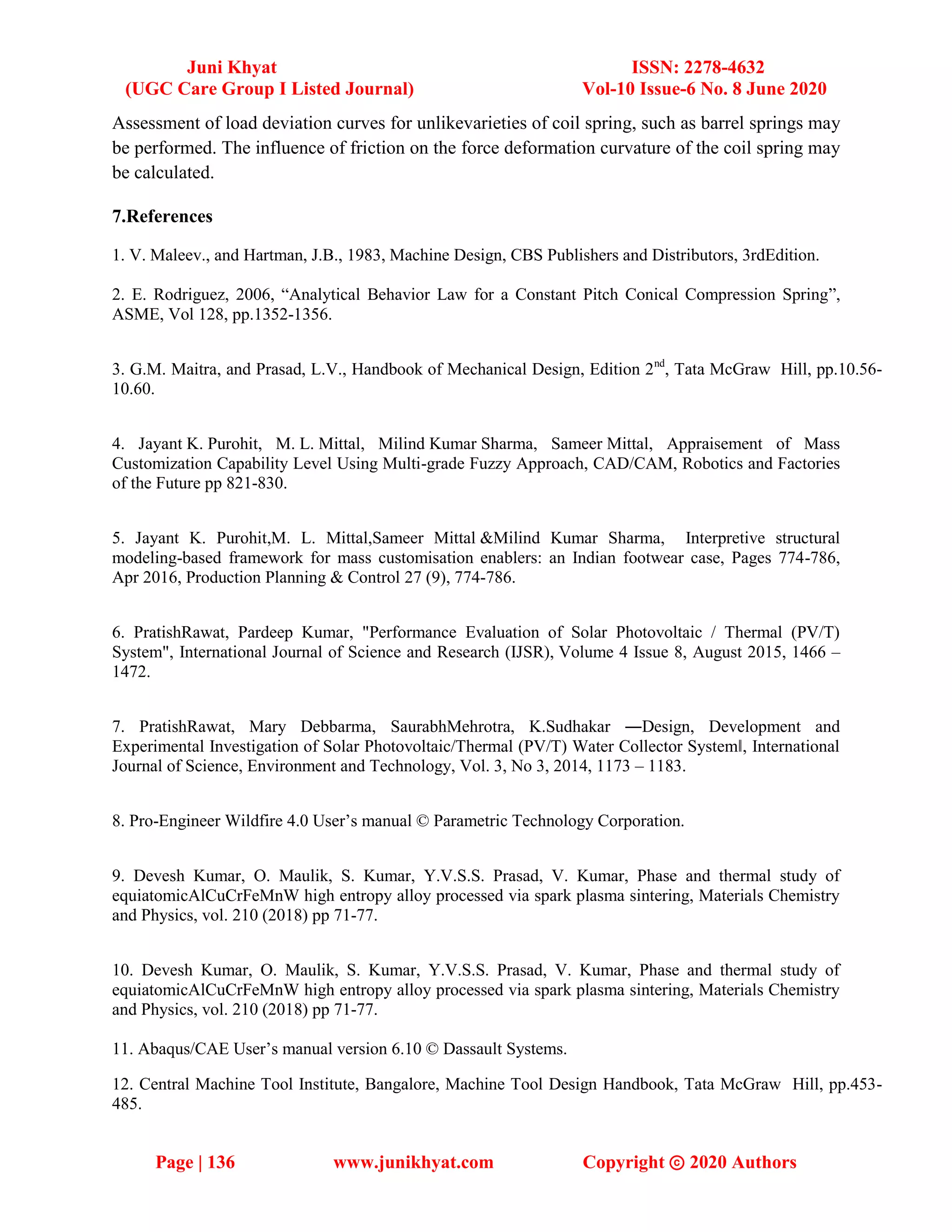 Finite Element Analysis-Modeling and simulation of coil springs | PDF